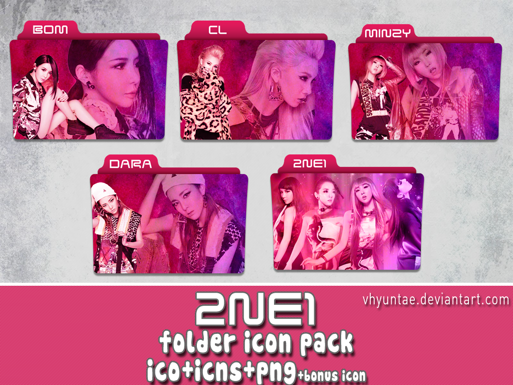 2NE1 FOLDER ICON PACK by vhyuntae on DeviantArt
