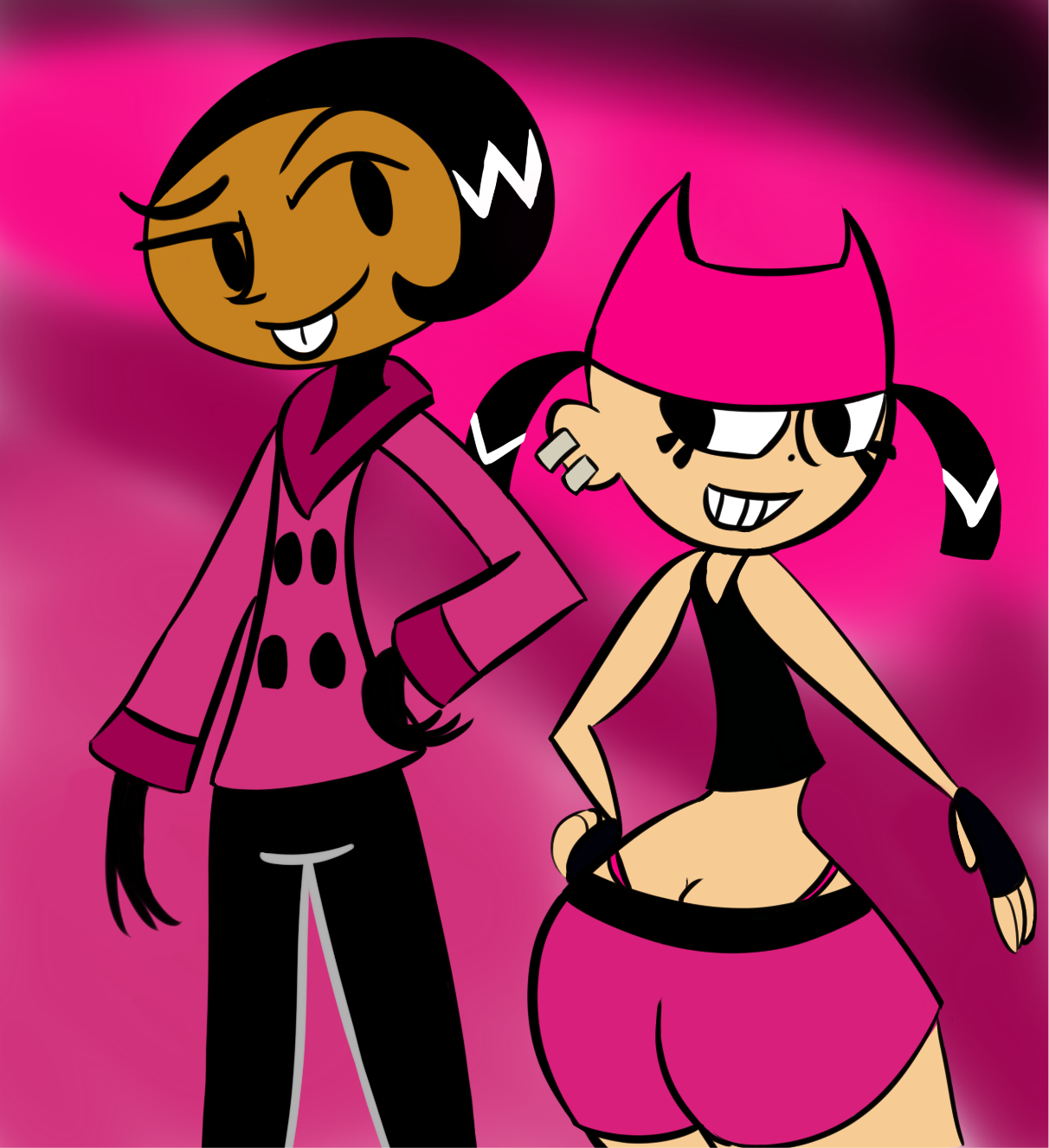 Brit and Tiff: The Crust Cousins by AtomicKingBoo2 on DeviantArt
