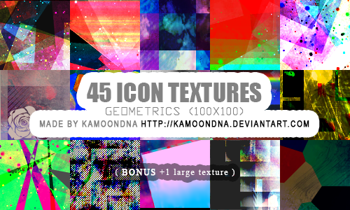 45 icon textures (geometrics) by KaMoonDNA on DeviantArt