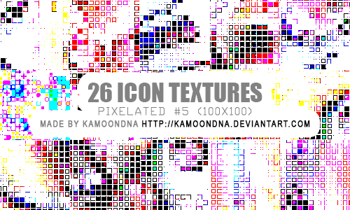 26 icon textures (pixelate 5) by KaMoonDNA on DeviantArt