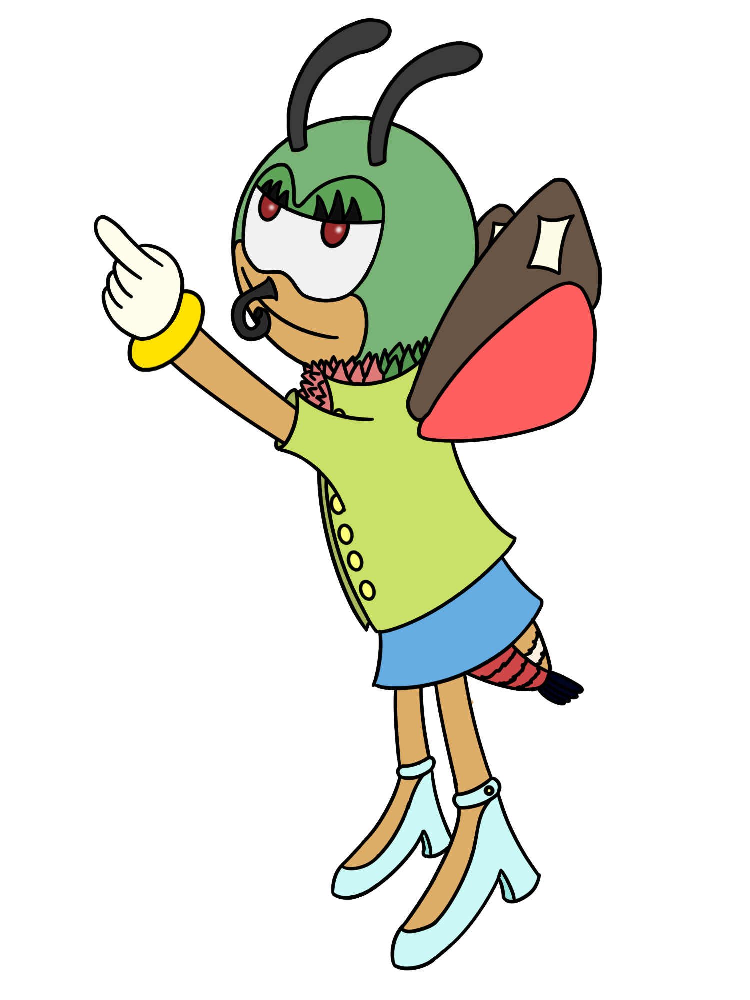 my second sonic oc: hunny the humingbird hawk moth by martyrex on ...