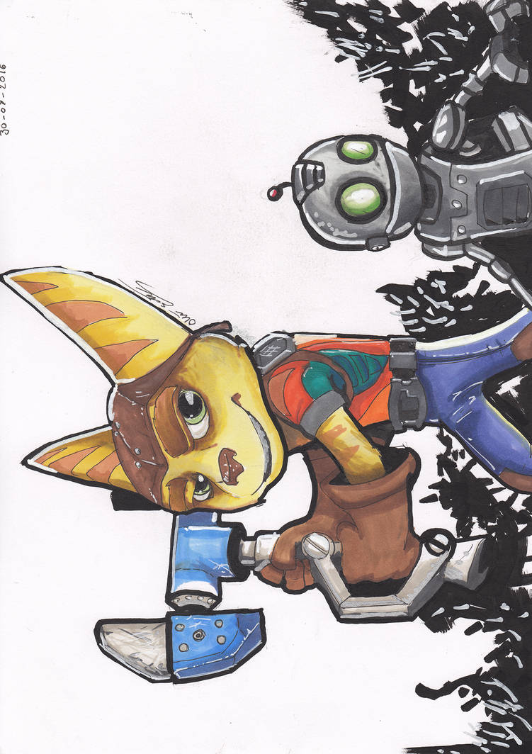 Ratchet and Clank by OSHStudios on DeviantArt