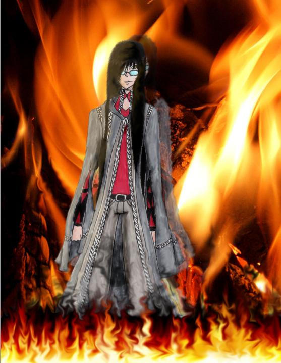 Crow in the Fire by Frozenaccess on DeviantArt