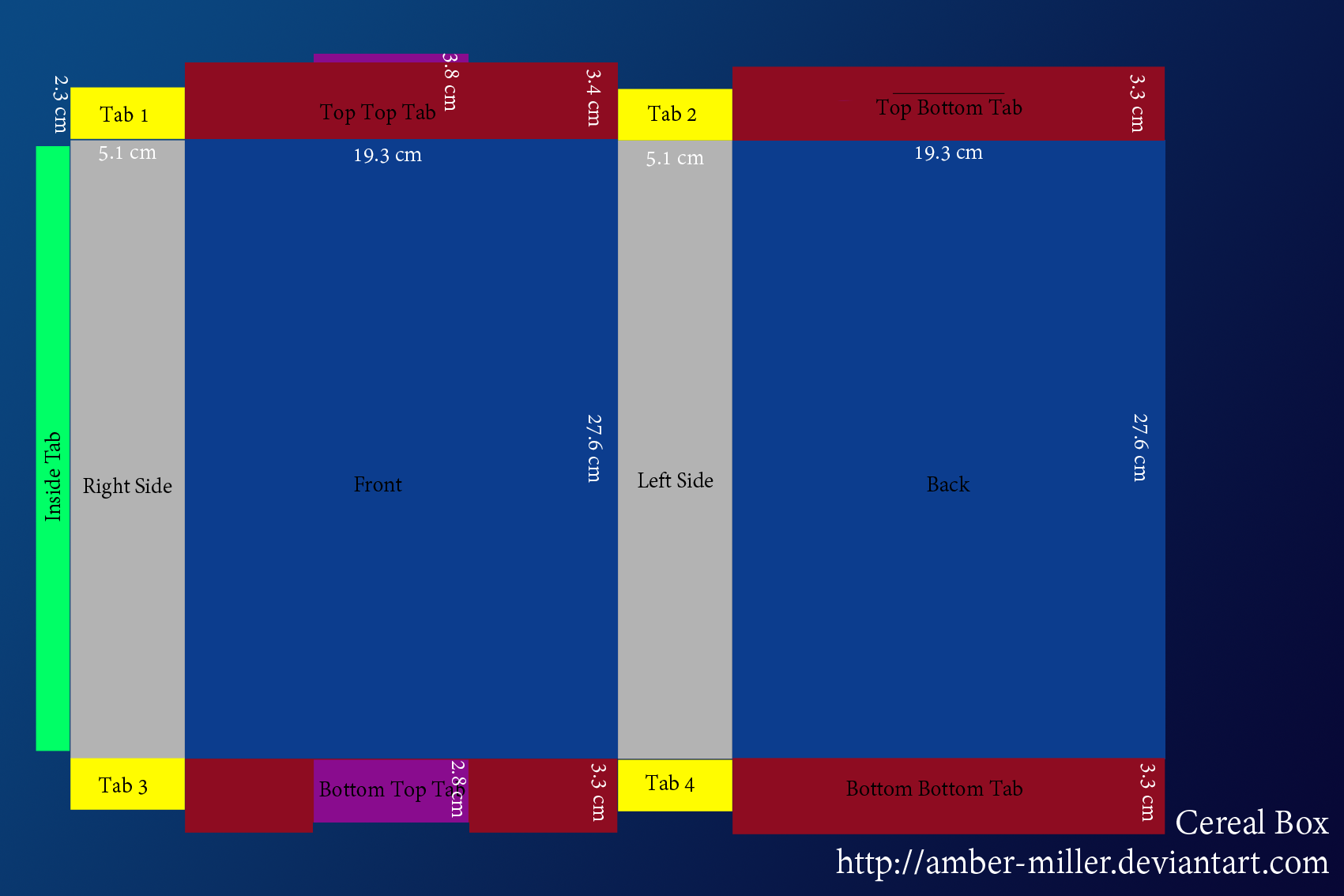 Cereal Box Template By Amber Miller On DeviantArt