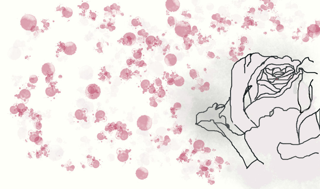 Splatter Paint Rose by Violette100200 on DeviantArt