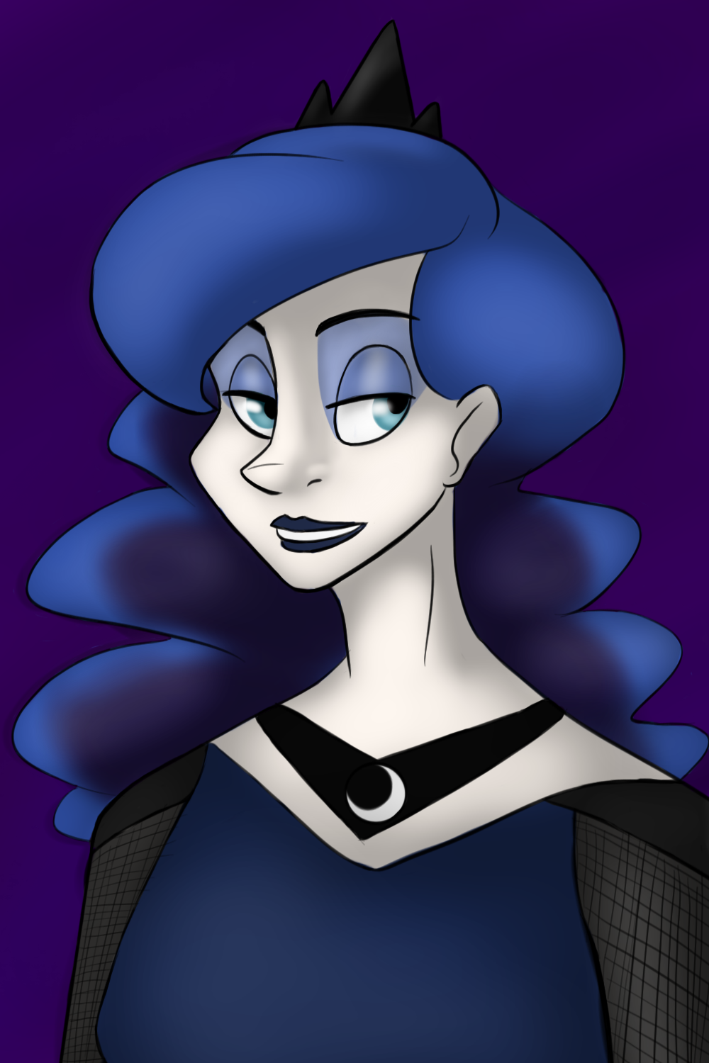 Human princess luna by kerorolover16 on DeviantArt