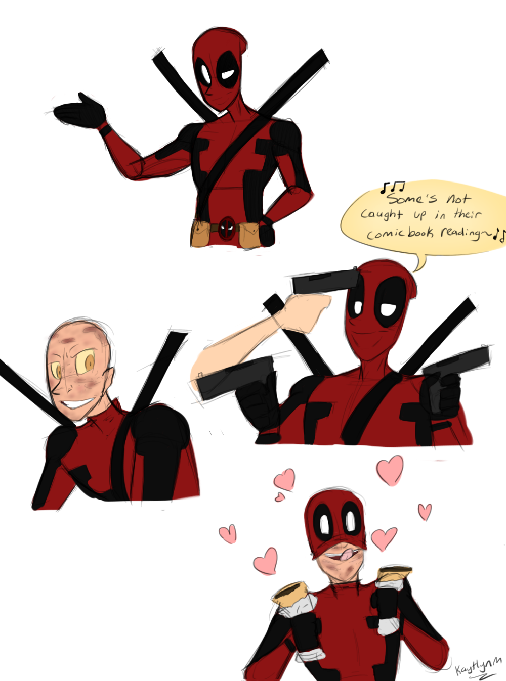 Deadpool Doodles by kerorolover16 on DeviantArt