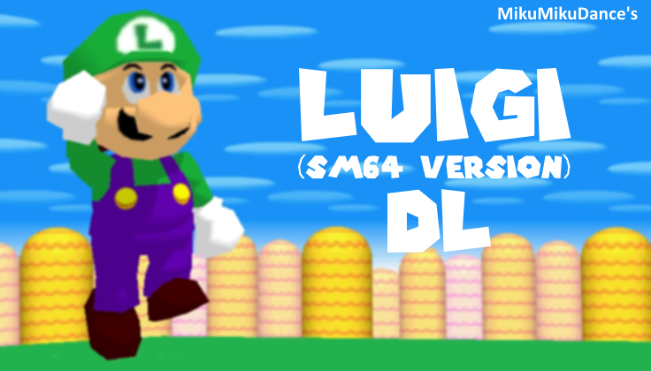 (MMD Model) Luigi 1.0 (SM64 Version) DL by DenisFazbearArtist on DeviantArt