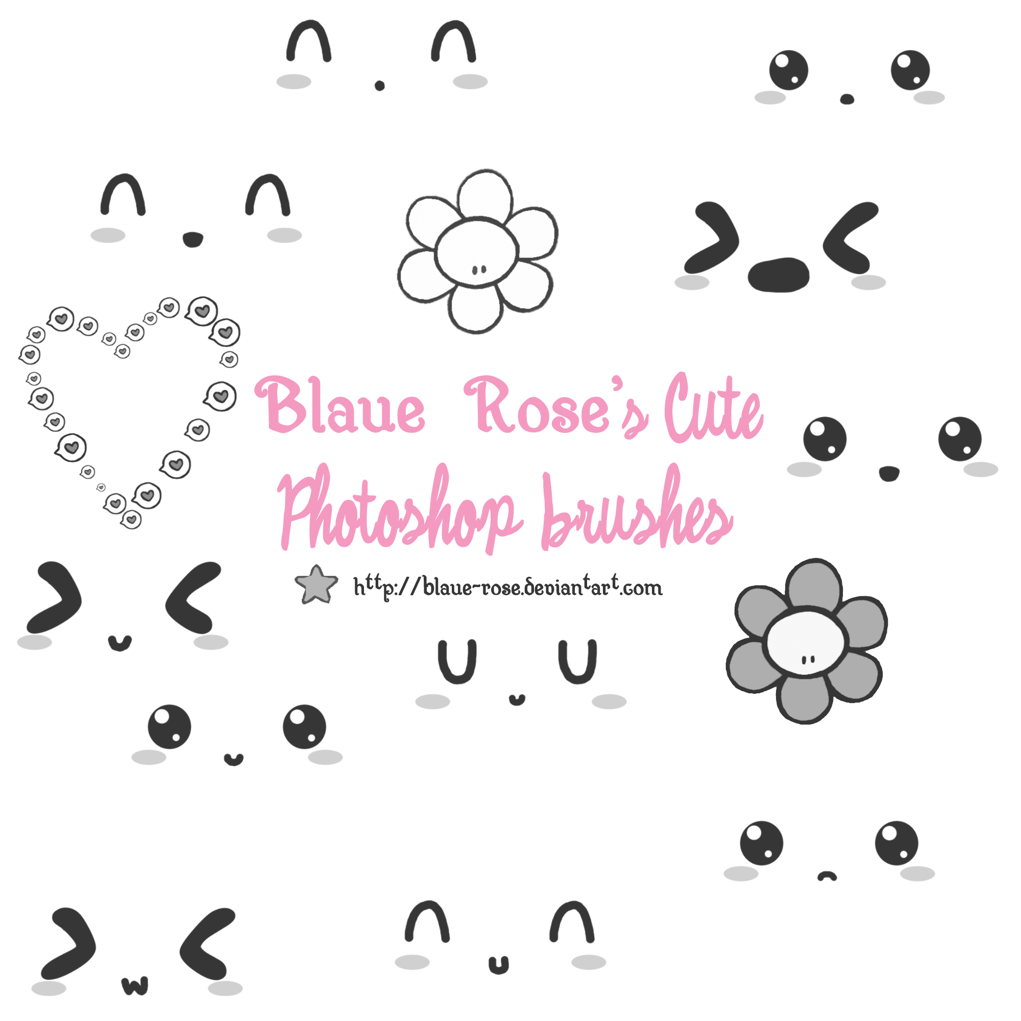 Blaue Roses Cute Brushes 1 By Blaue Rose On Deviantart
