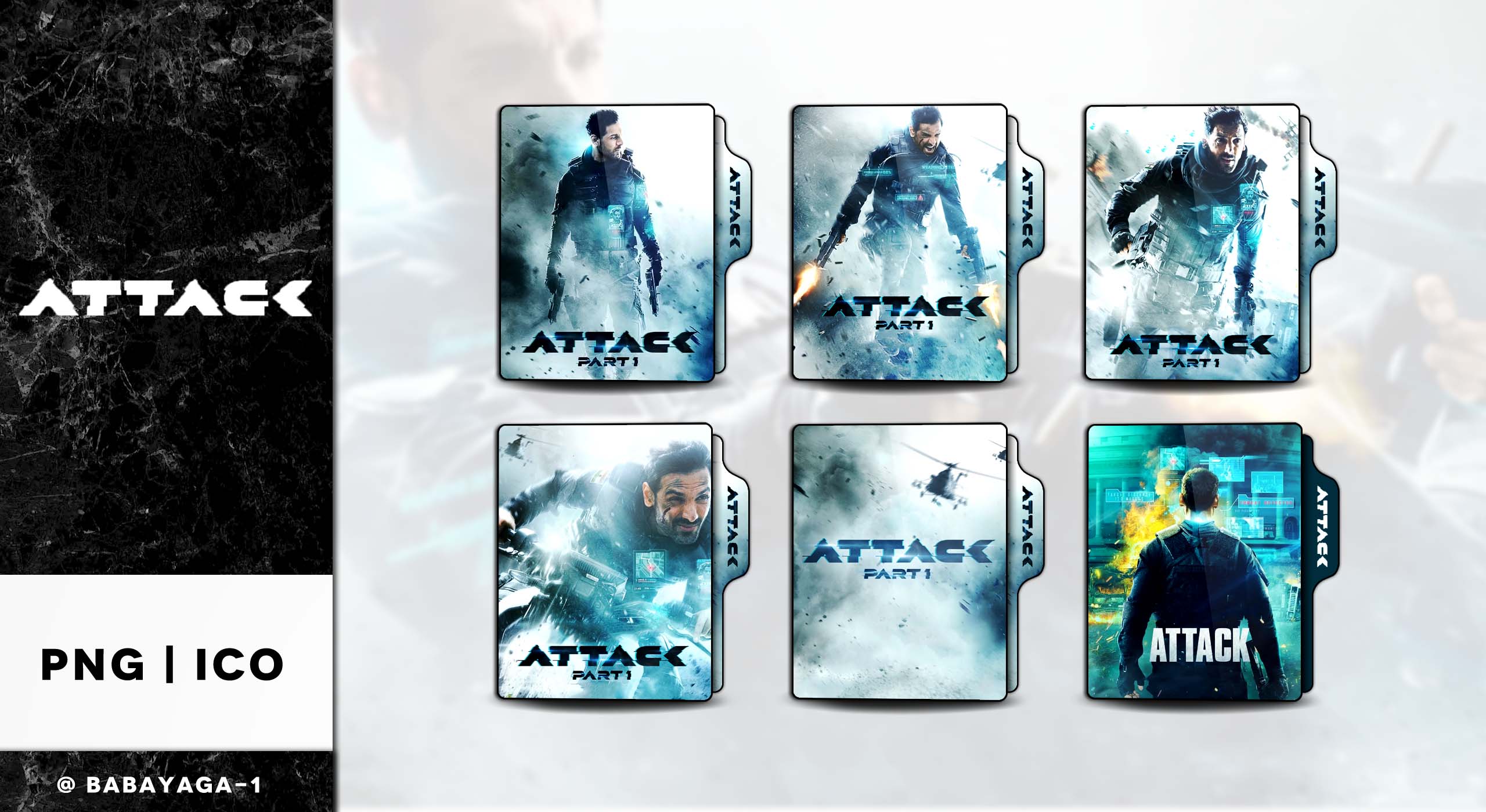 Attack 2022 Hindi Movie Folder Icon by BabaYaga-1 on DeviantArt