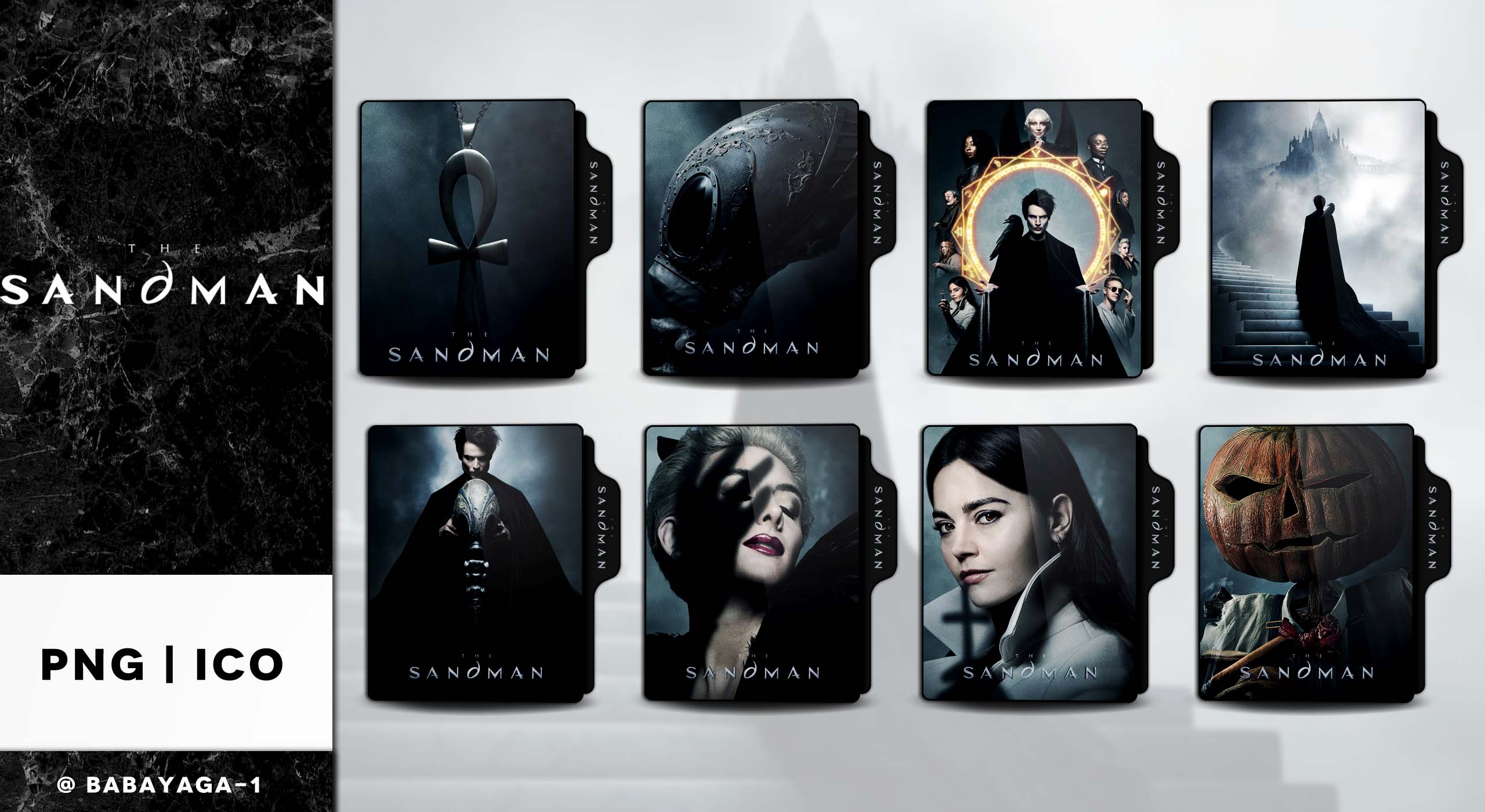 The Sandman Series Folder Icon by BabaYaga-1 on DeviantArt