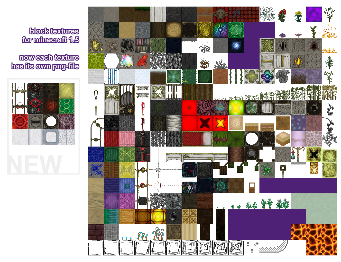 My Minecraft 1.5 Textures: Blocks by minnmon on DeviantArt