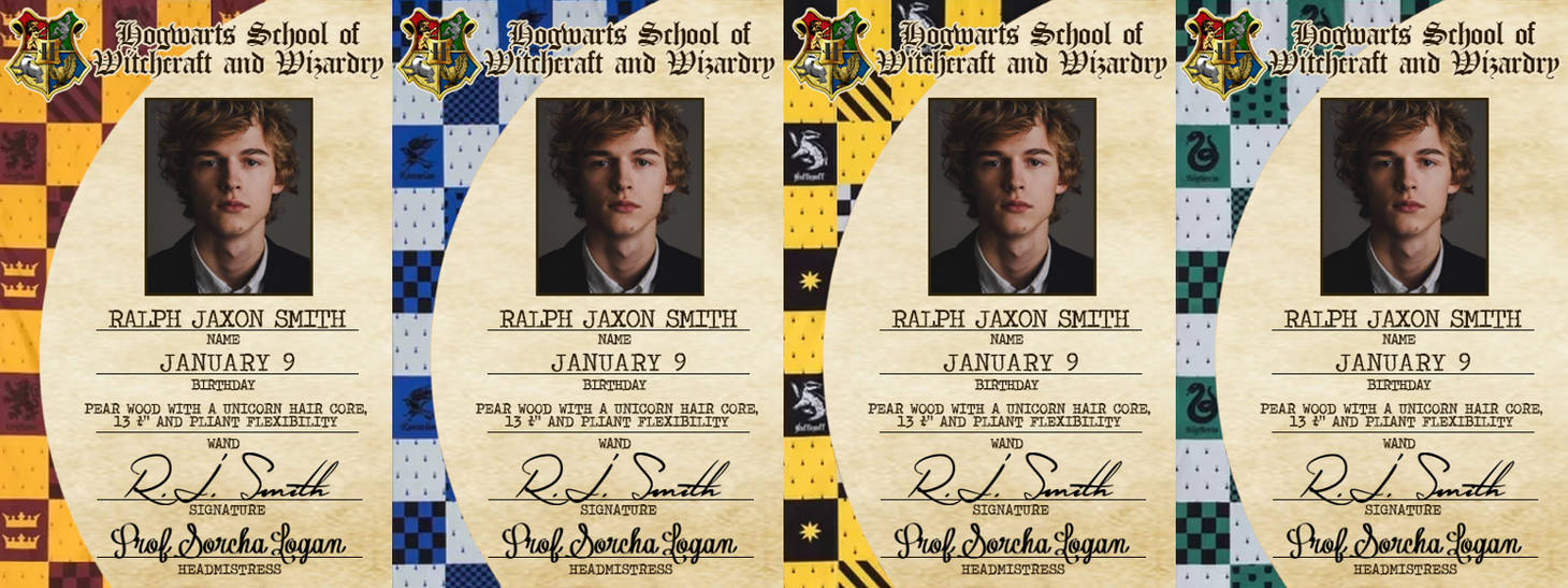 Hogwarts ID - Student Template by laineysayshi on DeviantArt