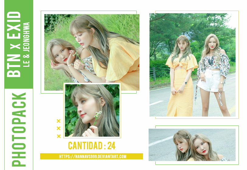 PHOTOPACK LE AND JEONGHWA(EXID) X BNT Pt.1//HANNAK by hannavs999 on DeviantArt