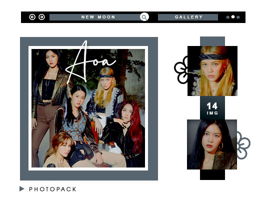 PHOTOPACK AOA - NEW MOON // HANNAK by hannavs999 on DeviantArt
