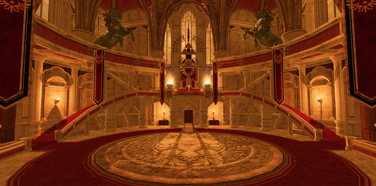 Breath of the Wild Castle Restored (Render) by AshleyAlyse on DeviantArt
