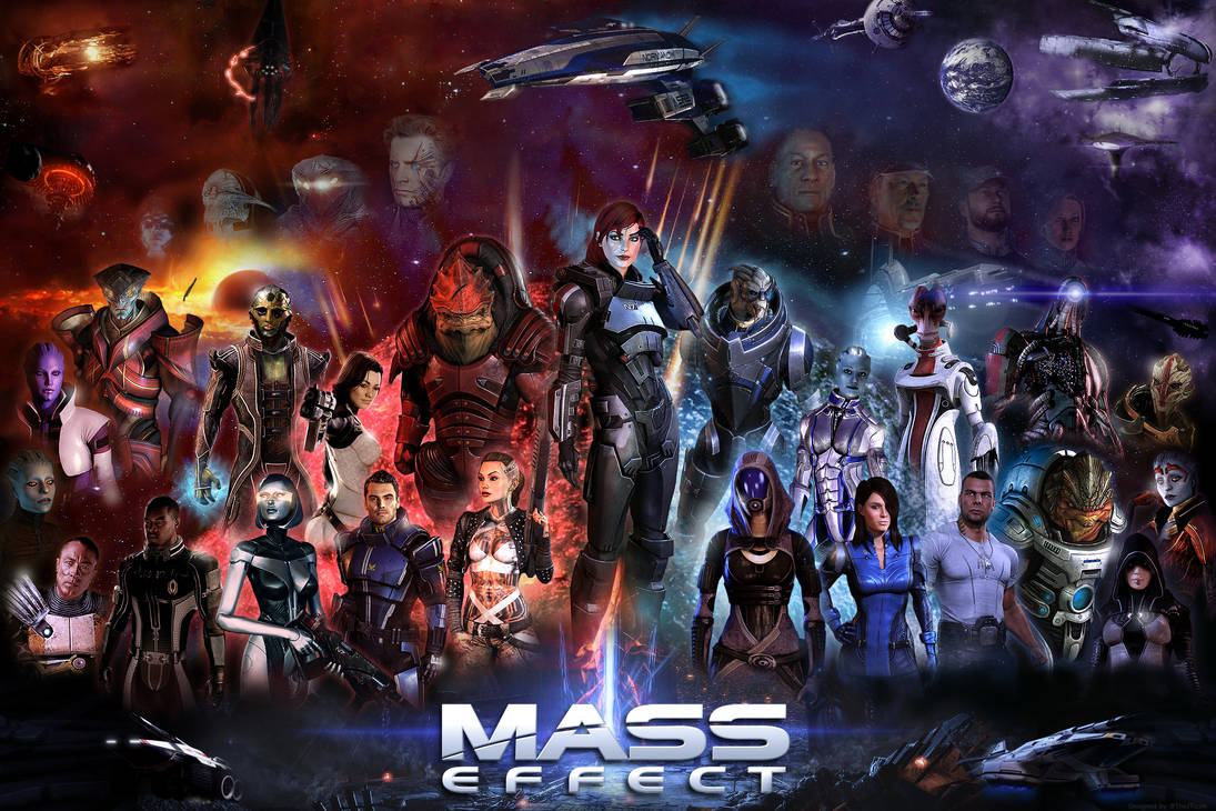Mass Effect Poster (36x24) (Female Shepard) by TheJTizzle on DeviantArt
