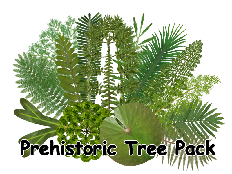 Prehistoric Tree Pack (DONE) by DemonHunterZT2 on DeviantArt