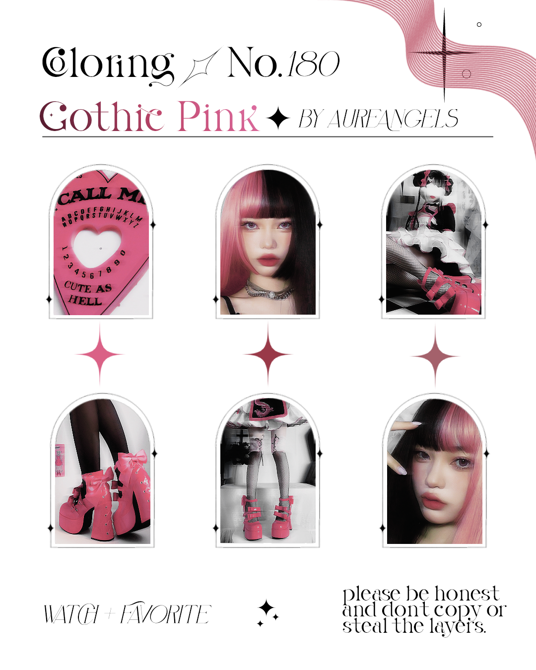 #180 PSD - GOTHIC PINK by aureangels on DeviantArt