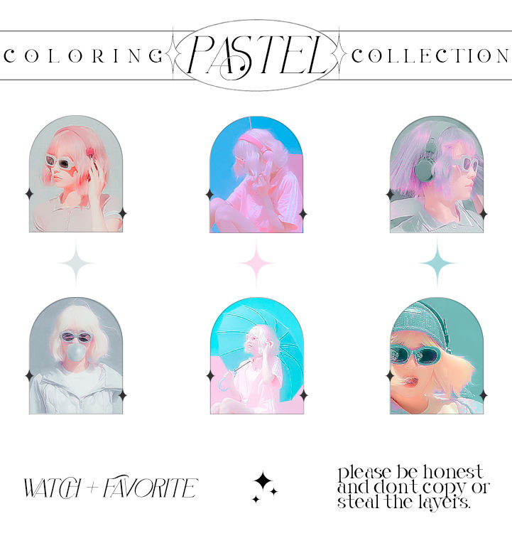 #PASTEL PSDS - COLLECTION BY AUREANGELS by aureangels on DeviantArt