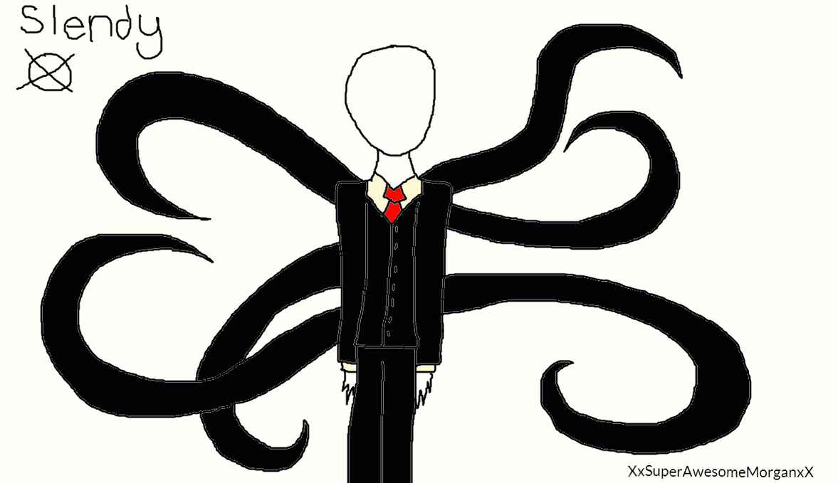 Slenderman (Draw attempt 1) by superawesomemorgan on DeviantArt