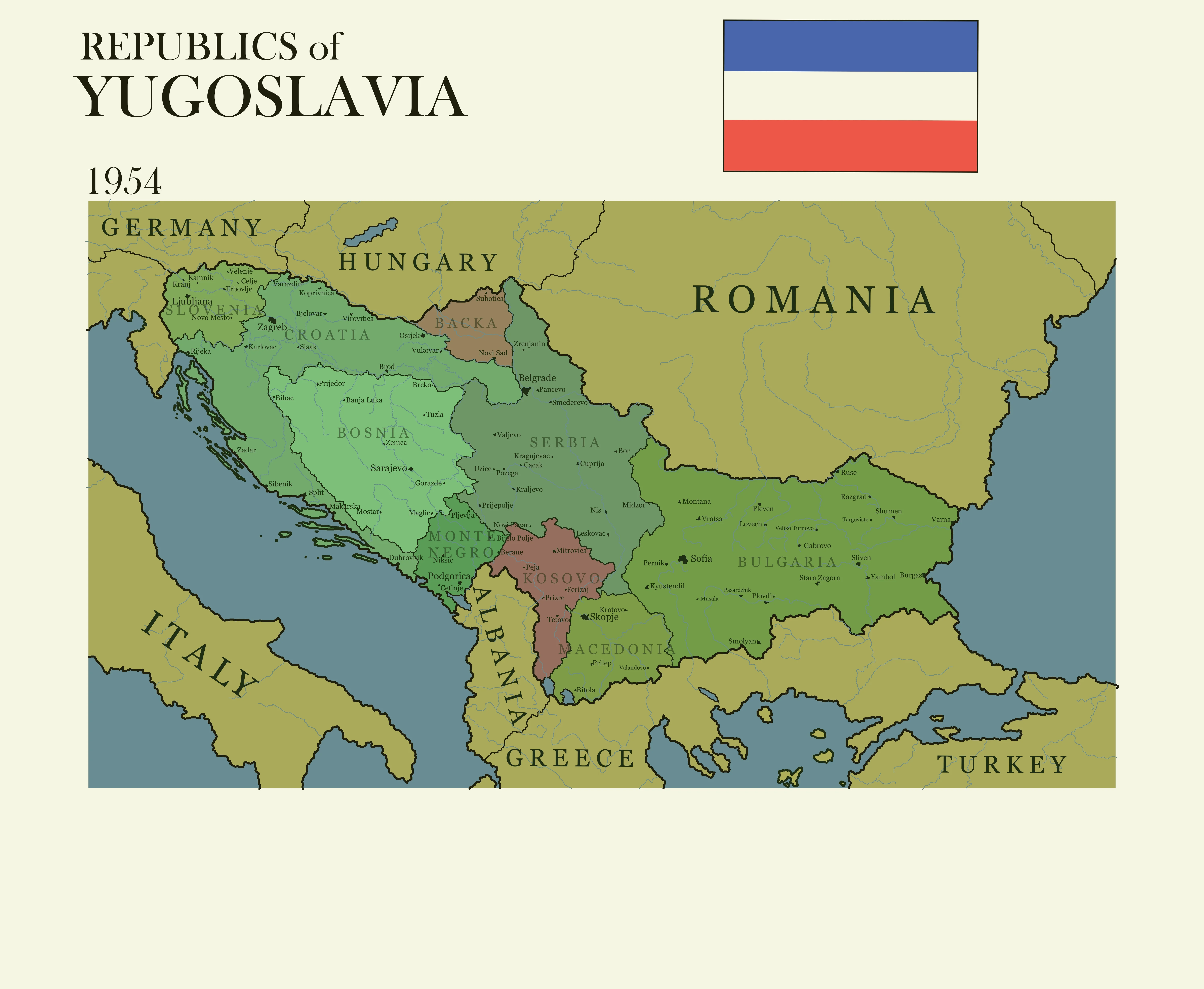 Yugoslavia 1954 by Xavopico on DeviantArt