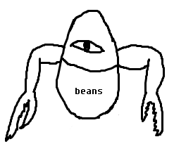 The Bean Creature by WaluMac on DeviantArt