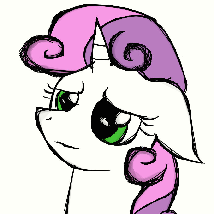 Sad Sweetie Belle by Lordserperior on DeviantArt