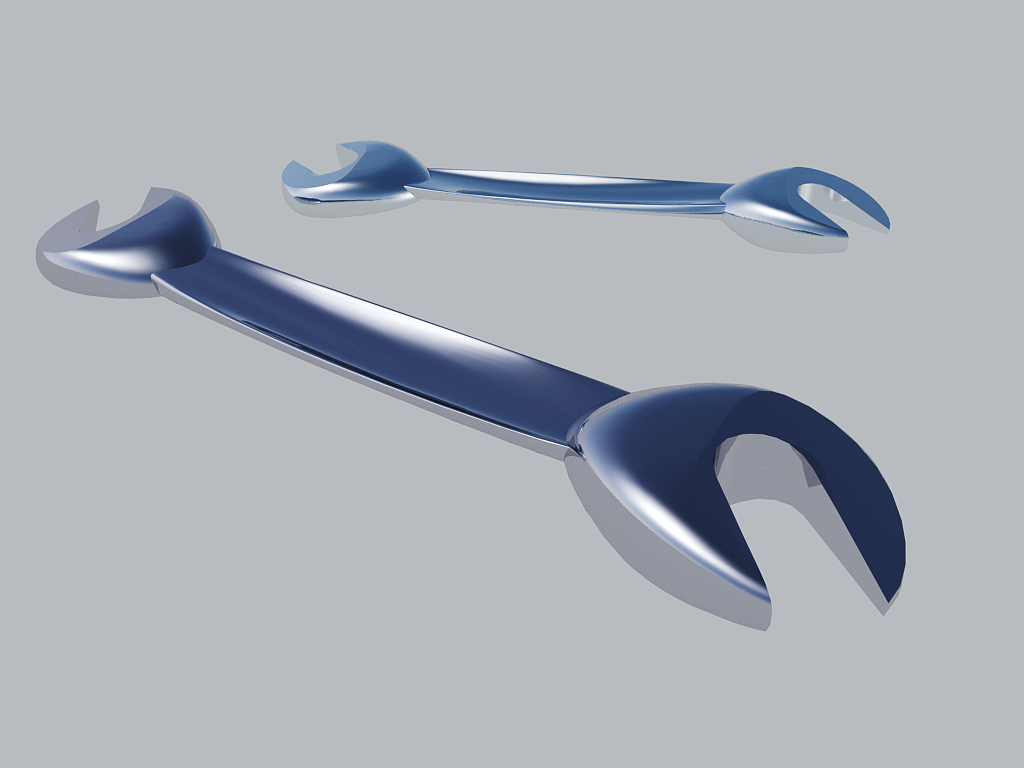 Spanner 3d render by alibabes777 on DeviantArt