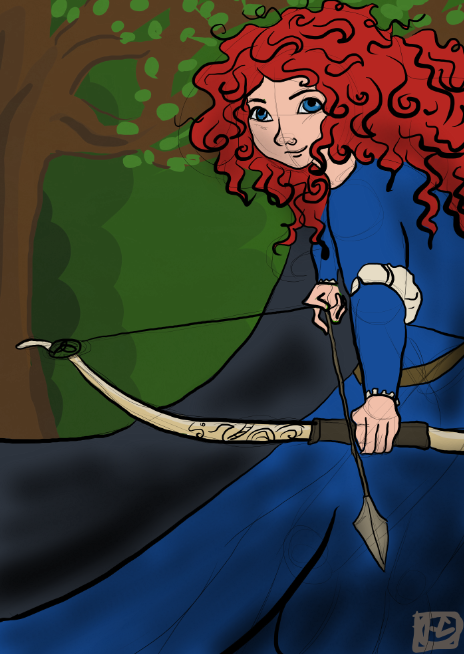 Merida the Brave by ashwolfholmes on DeviantArt