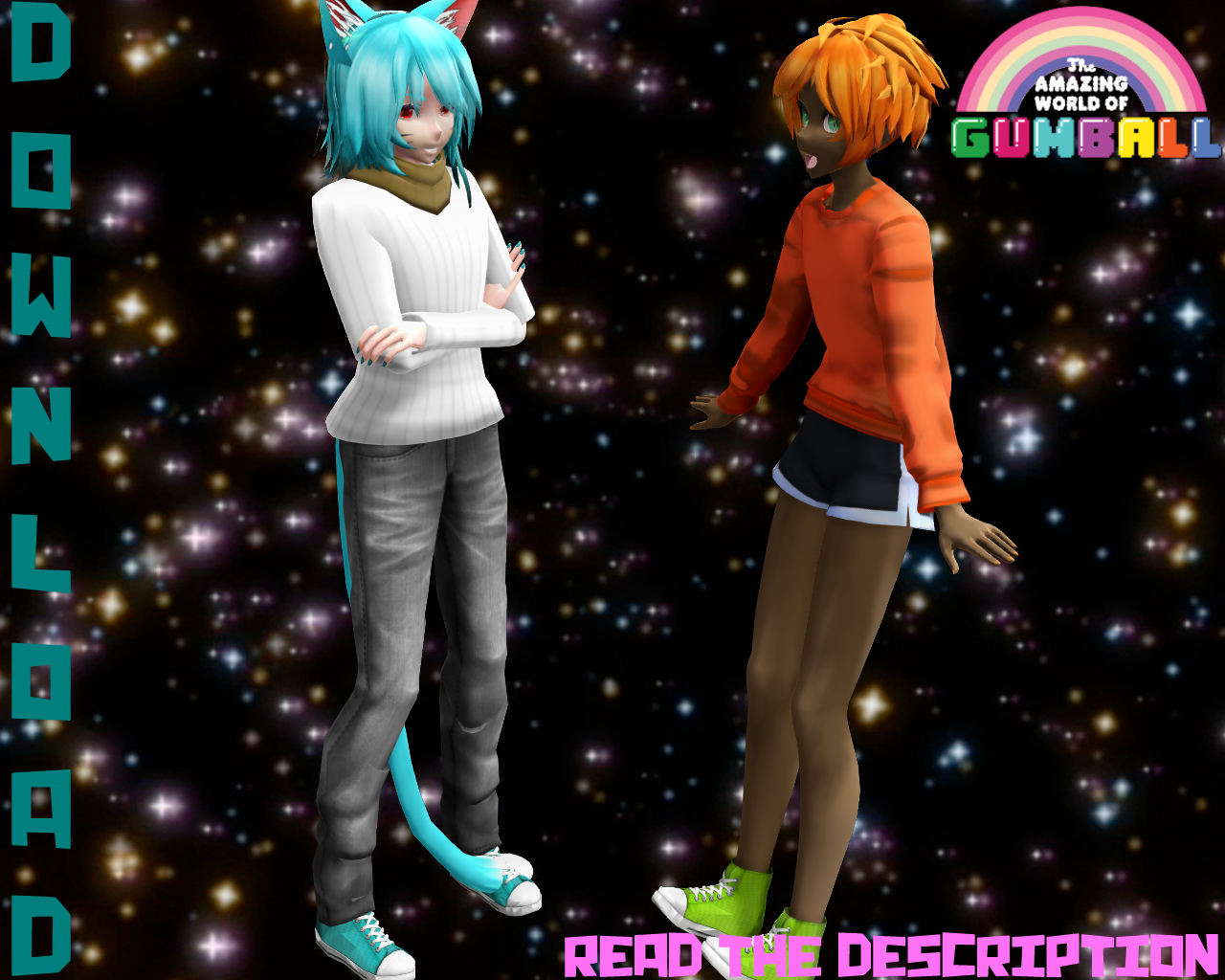 MMDXTAWOG Gumball and Darwin + DL by KuroNekoPhantomhive on DeviantArt