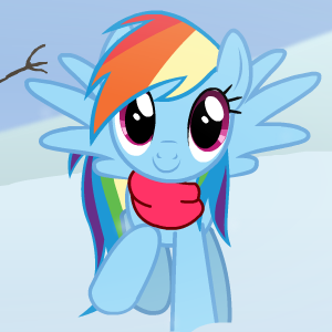 Rainbow Dash Helps Build Snowman by Yunguy1 on DeviantArt
