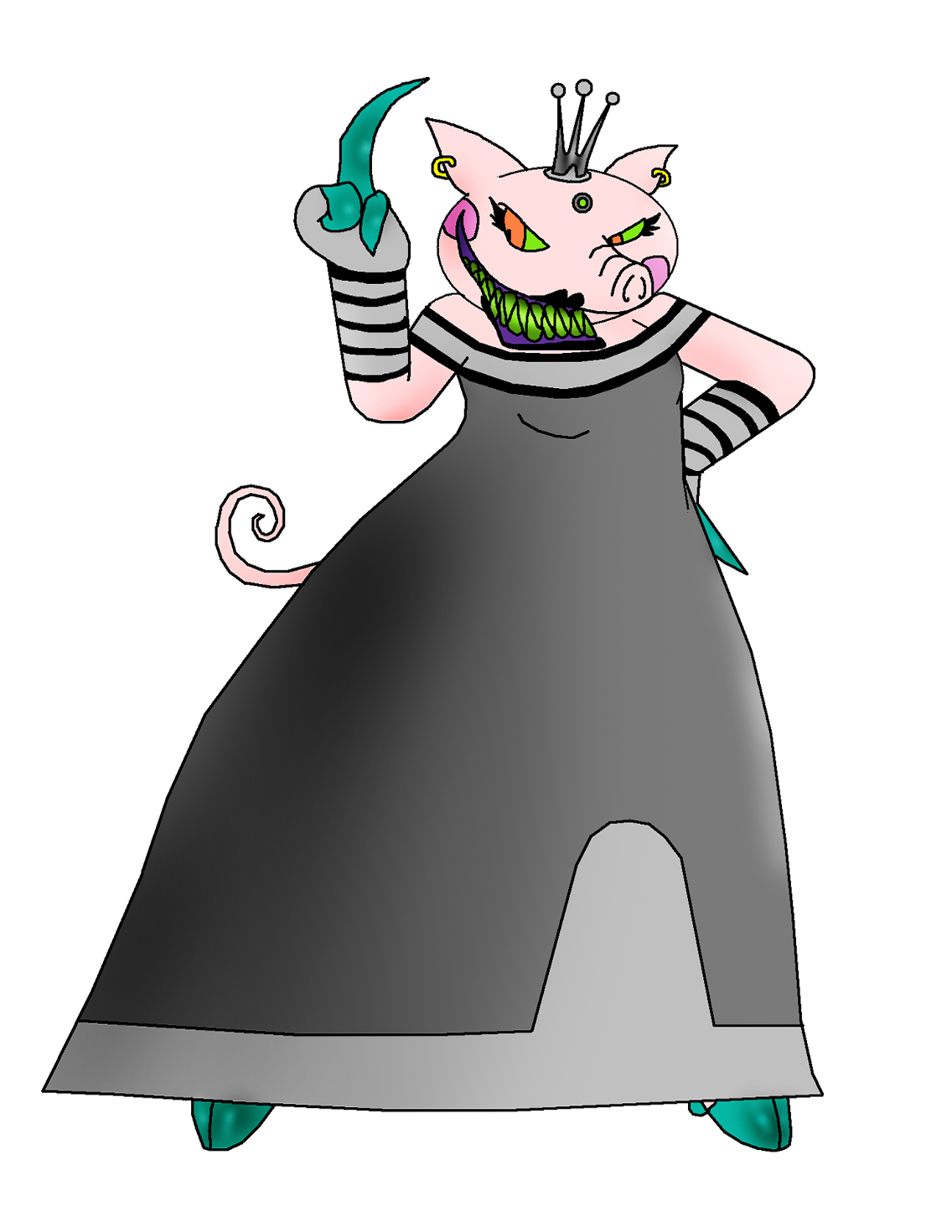 Pig Queen 02 by MedalBambi on DeviantArt