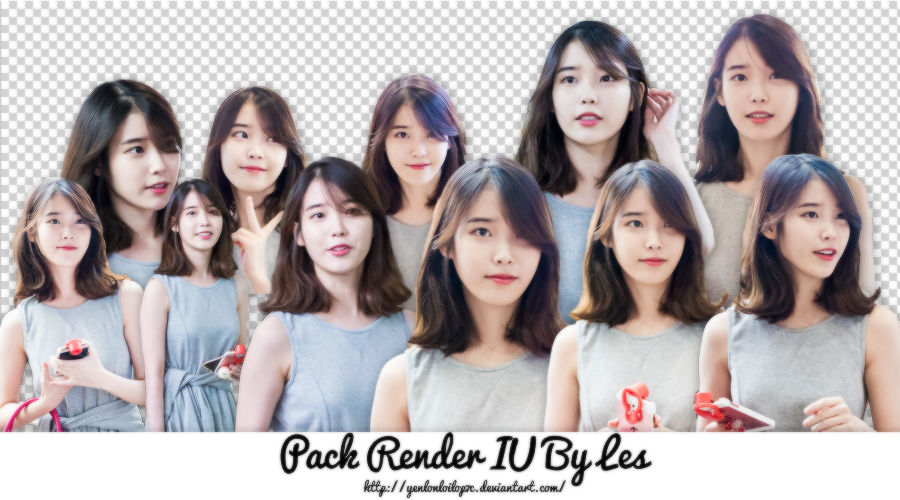 PACK RENDER and STOCK IU - CUT BY LES by yenlonloilop7c on DeviantArt