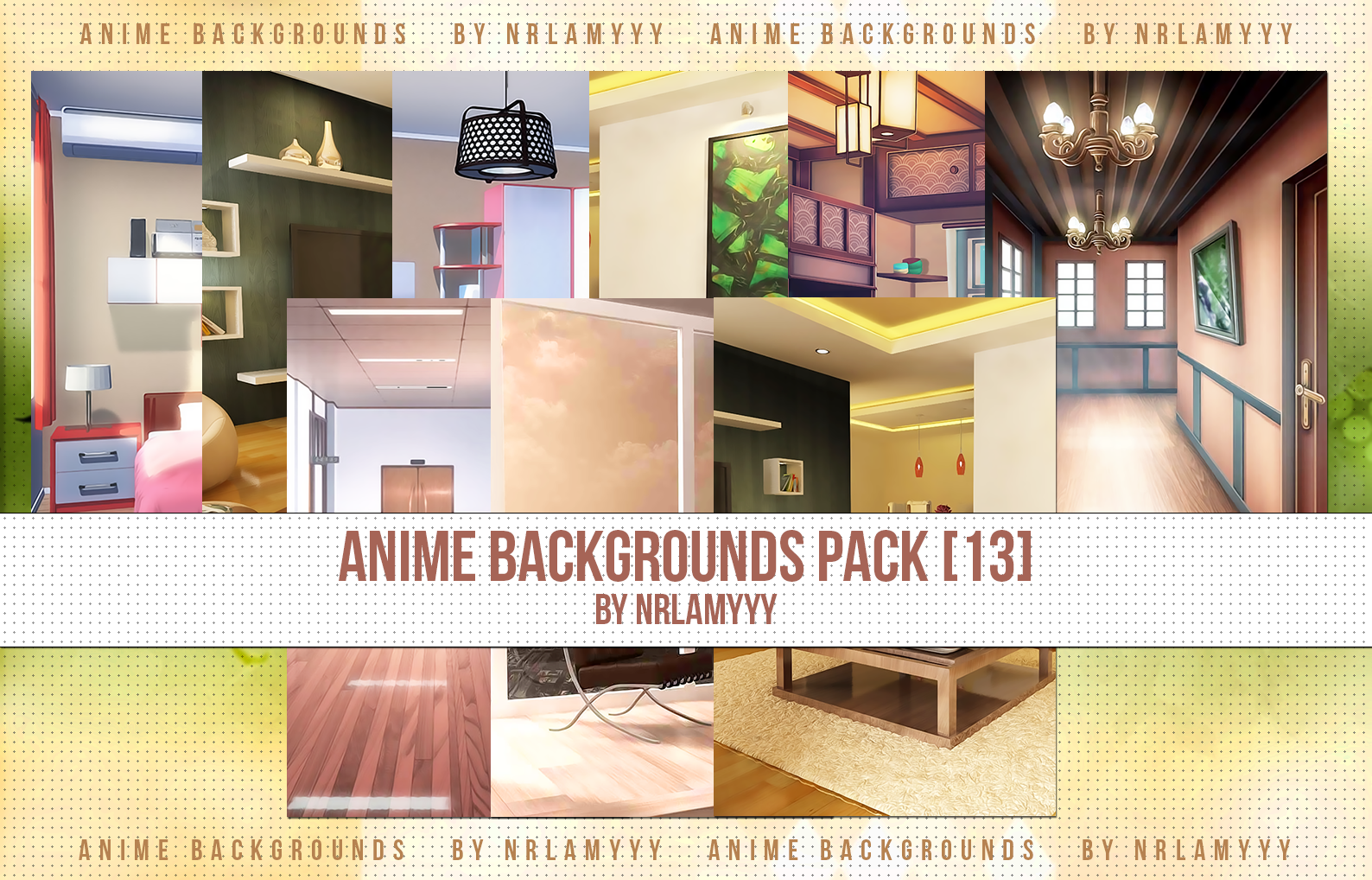 ANIME BACKGROUNDS PACK [13] by nrlamyyy on DeviantArt