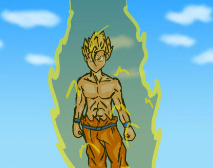Gohan power up by CrimsonSkyline on DeviantArt