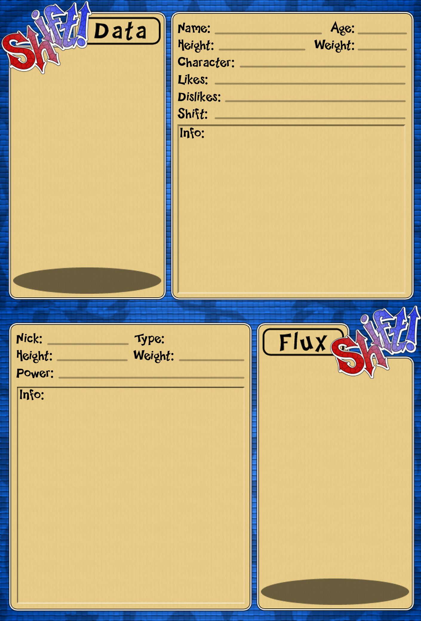 Flux sheet: David and Hex by phoenixdrawer on DeviantArt