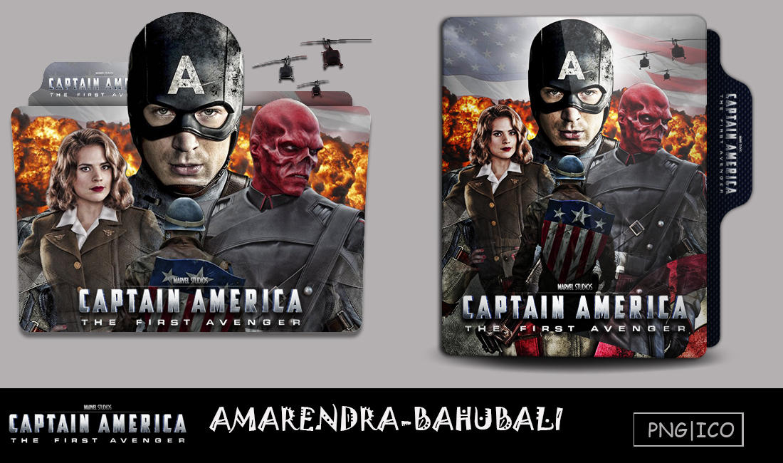 Captain America the first Avenger 2011 folder icon by G0D-0F-THUND3R on ...