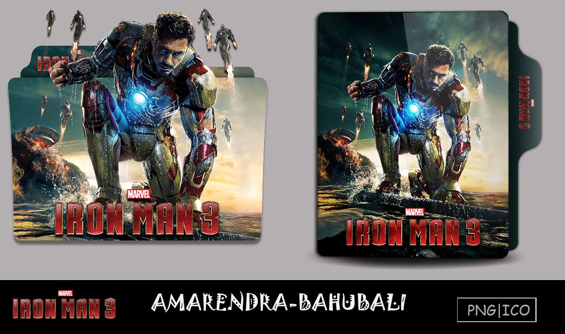Iron Man 3 (2013) folder icon by G0D-0F-THUND3R on DeviantArt