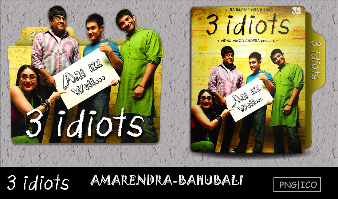 3 Idiots (2009) Folder Icon by G0D-0F-THUND3R on DeviantArt