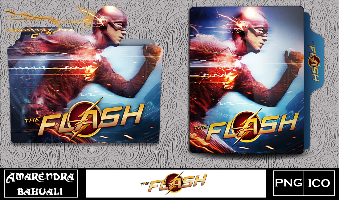 The Flash Season 1 folder icon by G0D-0F-THUND3R on DeviantArt
