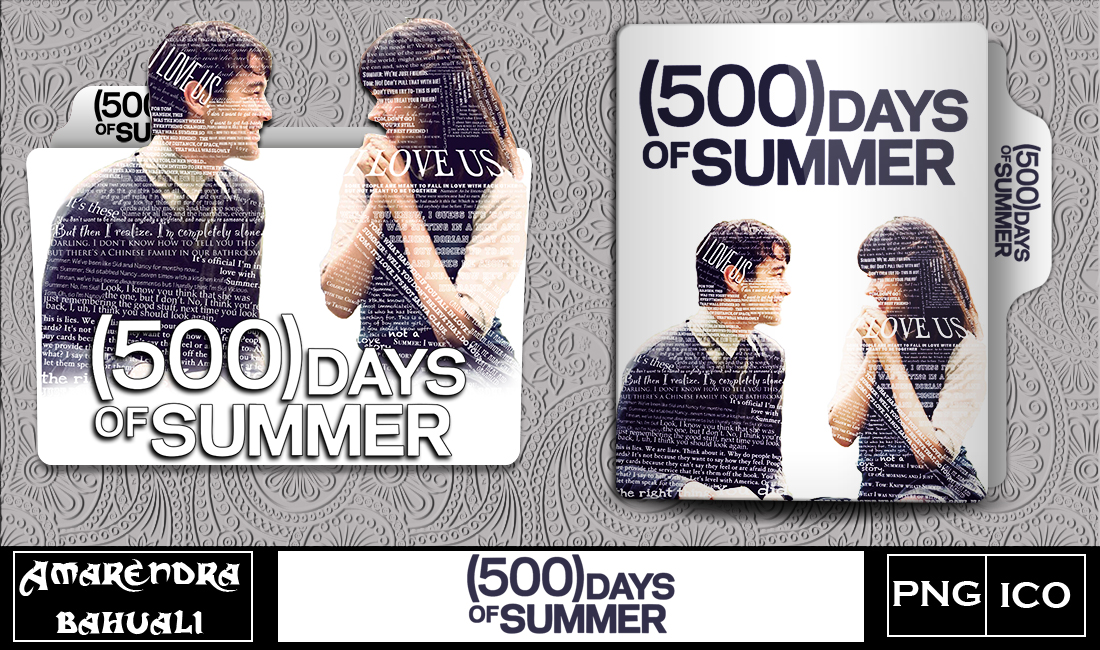 500 Days Of Summer (2009) folder icon by G0D-0F-THUND3R on DeviantArt