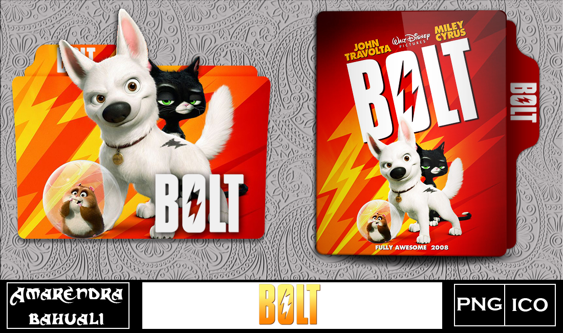 Bolt (2008) folder icon by G0D-0F-THUND3R on DeviantArt
