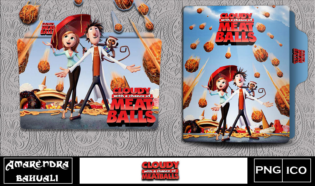 Cloudy with the chance of Meatballs Folder icon by G0D-0F-THUND3R on ...