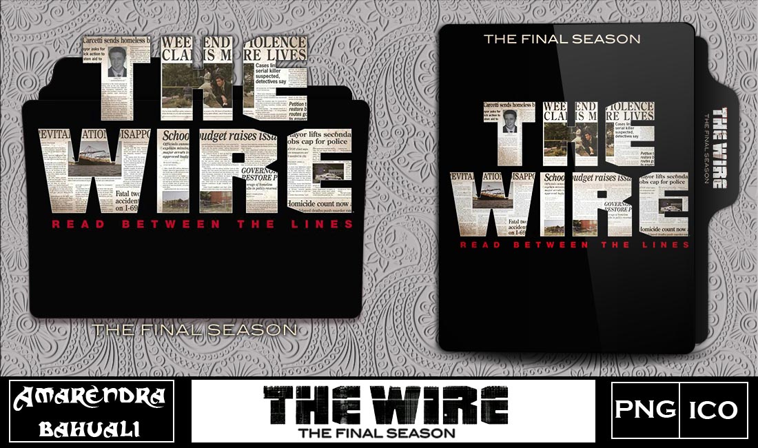 The wire season 5 Folder icon by G0D-0F-THUND3R on DeviantArt