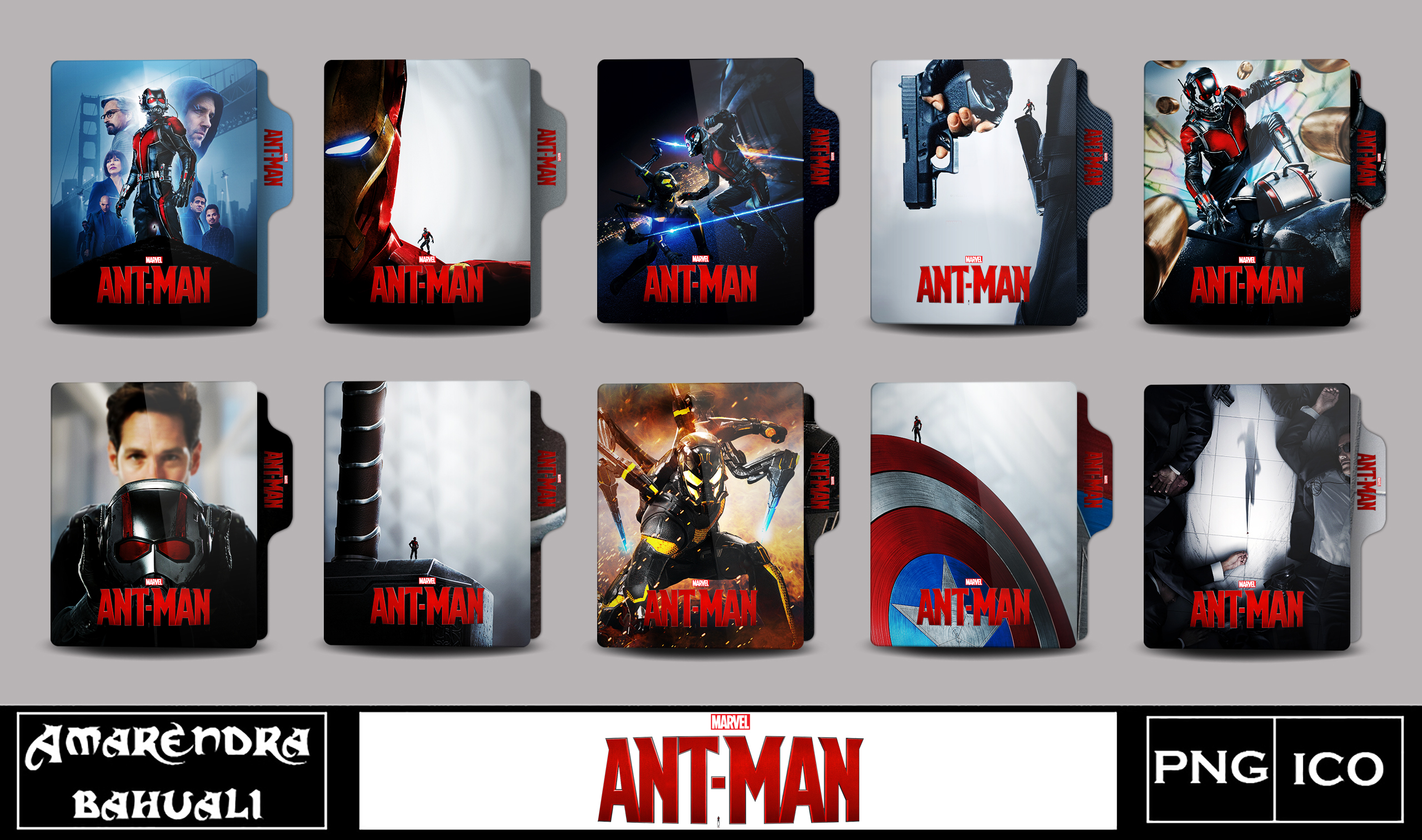 Ant-Man (2015) folder icon by G0D-0F-THUND3R on DeviantArt