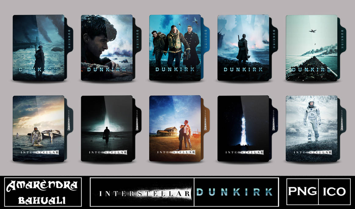 Christopher Nolan Movies (2014-2017) folder icon by G0D-0F-THUND3R on ...