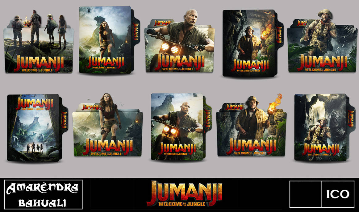 Jumanji: Welcome to the Jungle (2017) folder icon by G0D-0F-THUND3R on ...