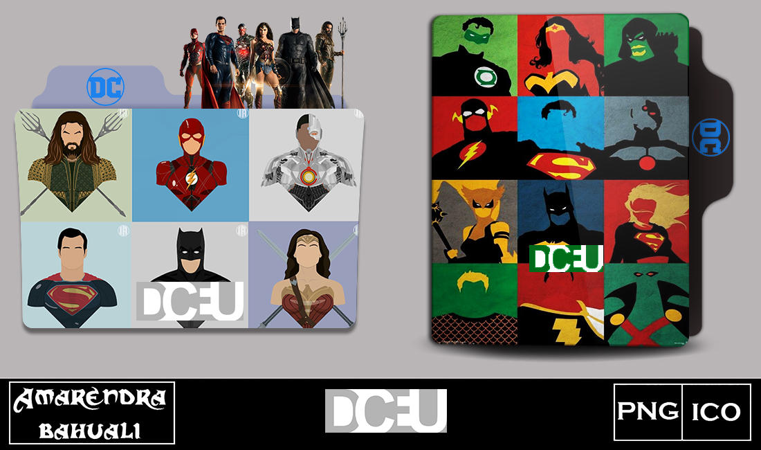 DCEU MAIN FOLDER ICON by G0D-0F-THUND3R on DeviantArt