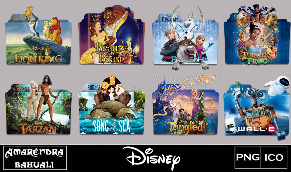 Disney Movies Folder Icon Collection Part 2 by G0D-0F-THUND3R on DeviantArt